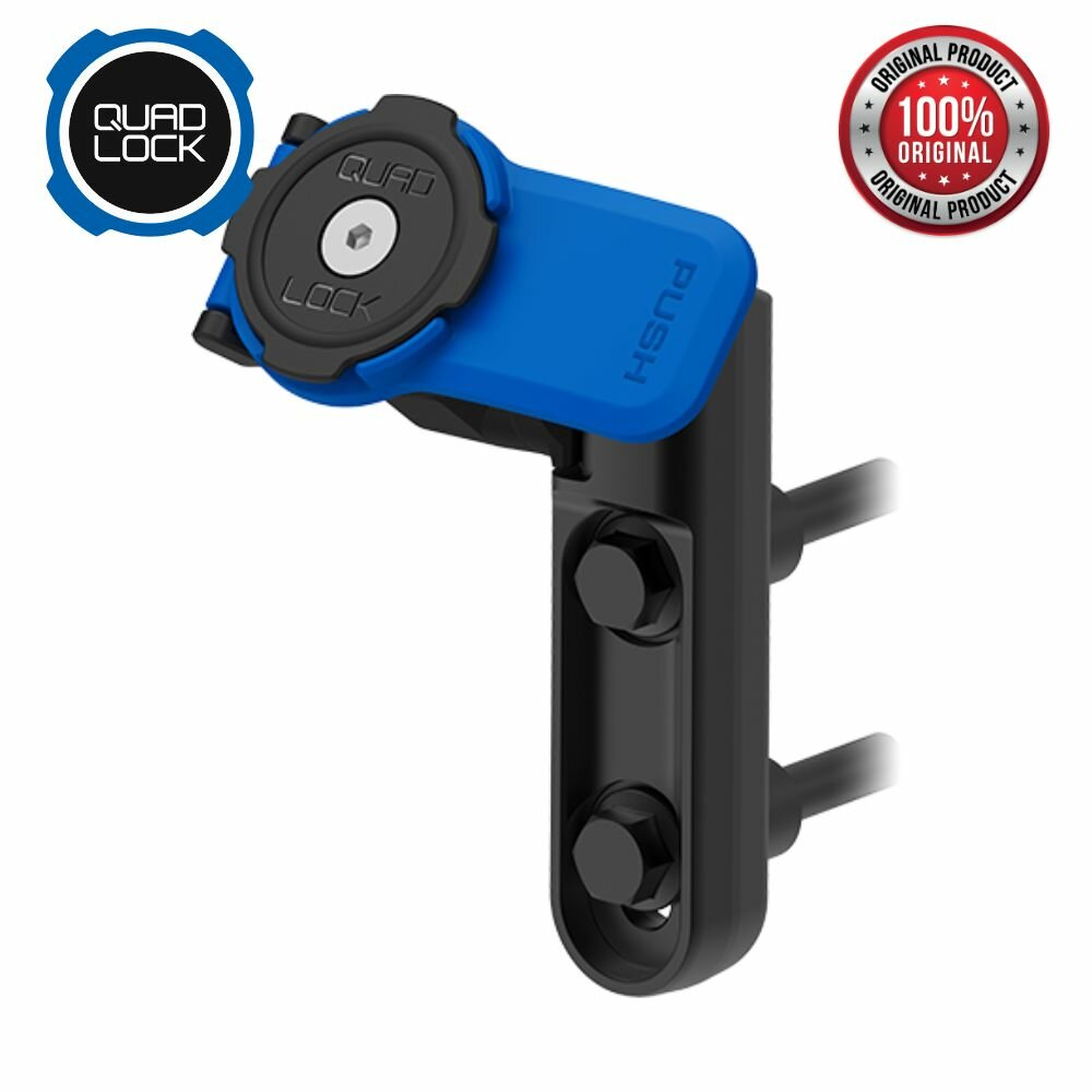 Крепеж Quad Lock для телефона на машинку сцепления/тормоза мотоцикла