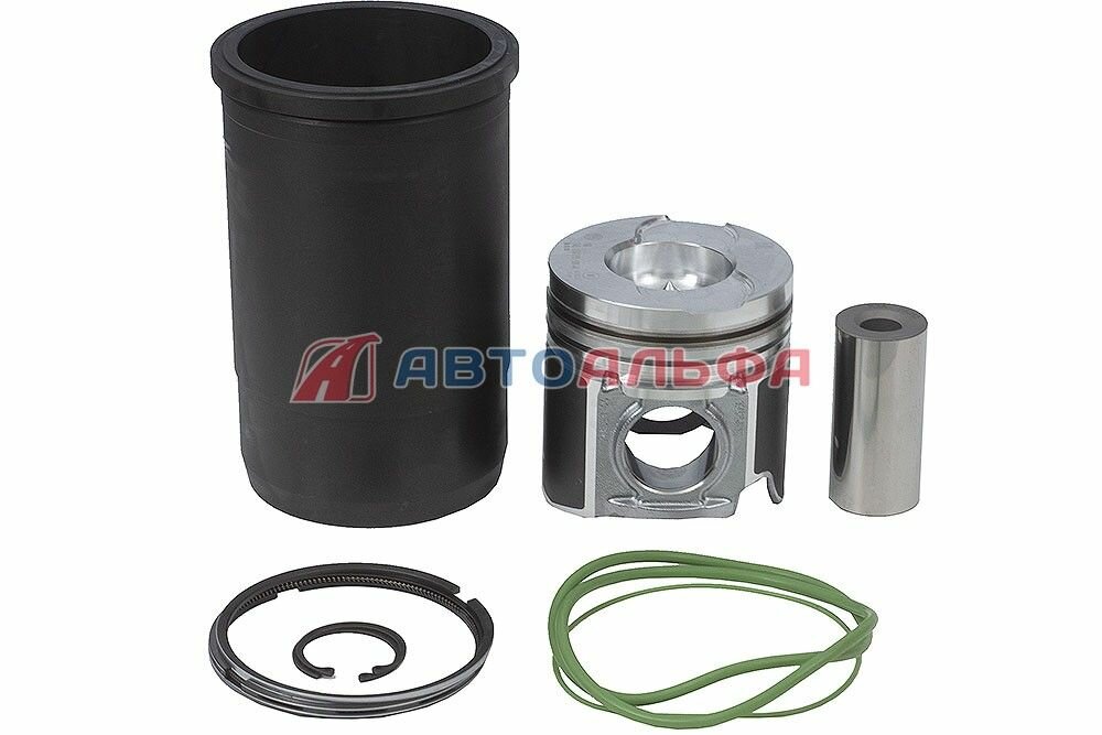 Гильза с поршнем КАМАЗ Евро-1 с пальцем и кольцами "Дальнобой"