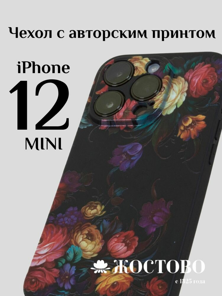 Чехол на iPhone 12 MINI с принтом Жостово