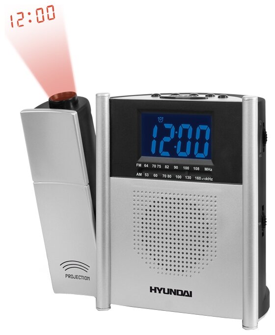 Hyundai H-1544 Радиобудильник (серебро)