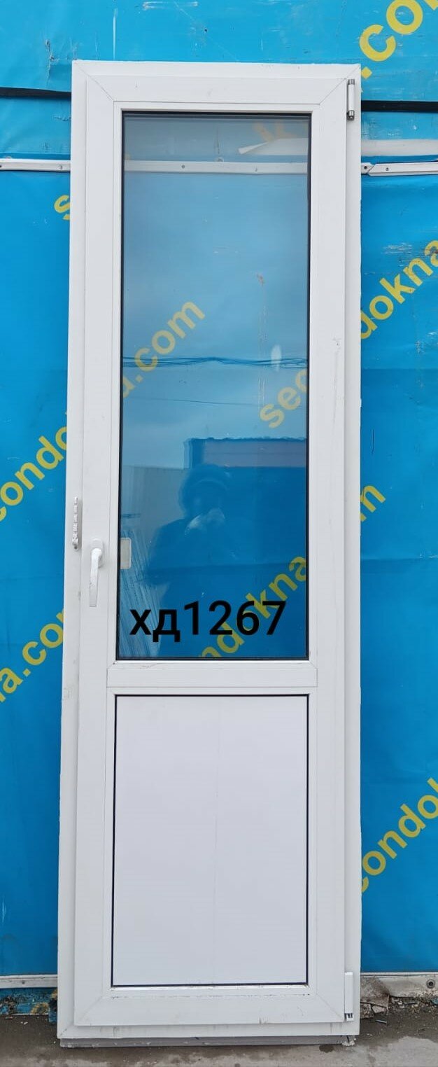 Дверь пластиковая Б/У 2130(в)х650(ш)