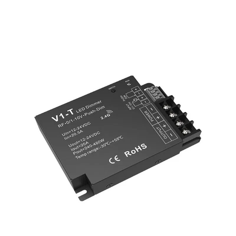 RGB-контроллер Nicmet 1 канал 20А 12-24В