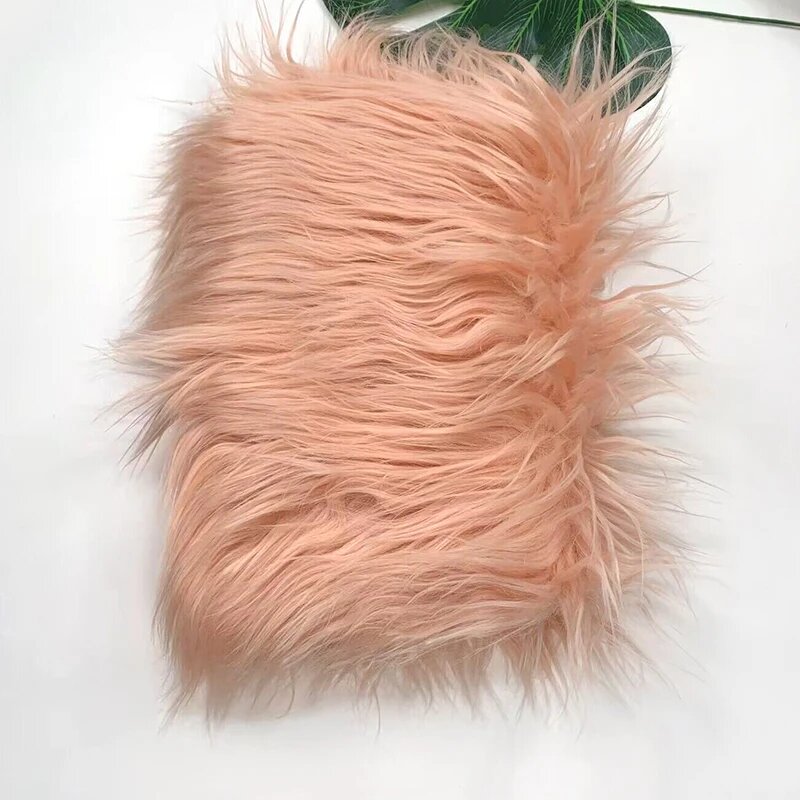 Розовый искусственный мех 25x45 см, Color: 08