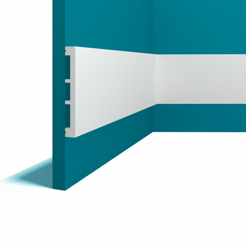 Молдинг Гладкий Perfect Plus P75 Д200xШ10.2хВ1.3 см / Перфект Плюс.