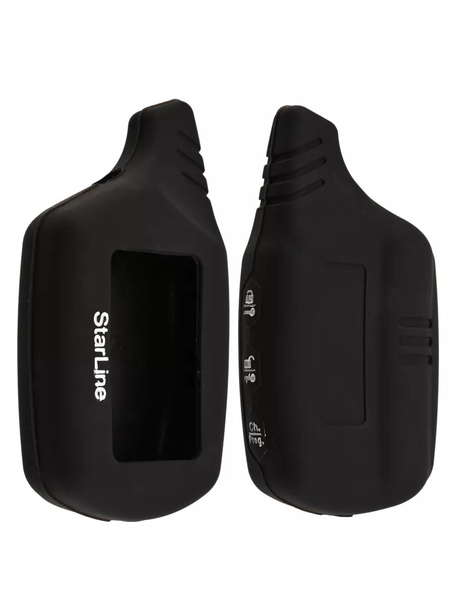 Чехол для брелка StarLine B9 B6 A91 A61, силиконовый, черный