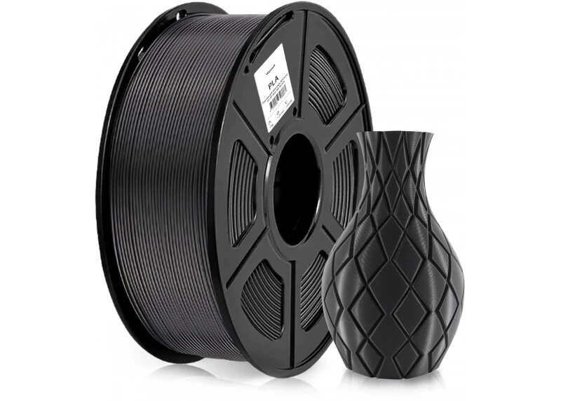 Пластик для принтера 3D Cactus CS-3D-PLA-1KG-BLACK PLA d1.75мм 1кг 1цв.