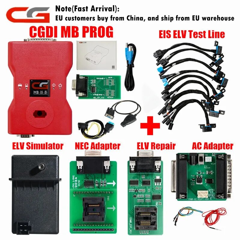 Оригинальный CGDI Prog для Benz CGDI MB профессиональный программатор ключей с With 5 adapters