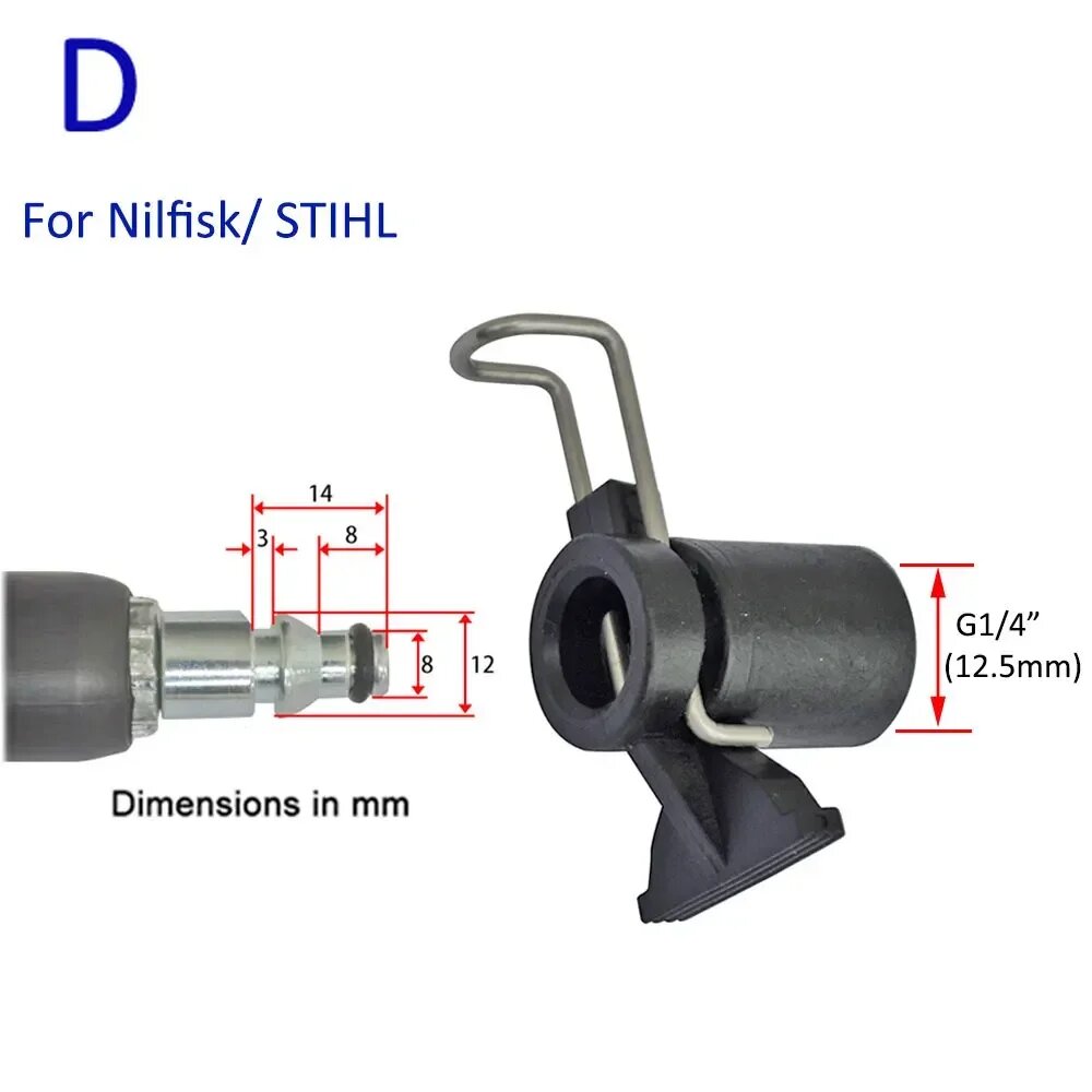 Соединитель шланга для мойки под давлением конвертер для Karcher Bosche AR Black Decker For Nilfisk