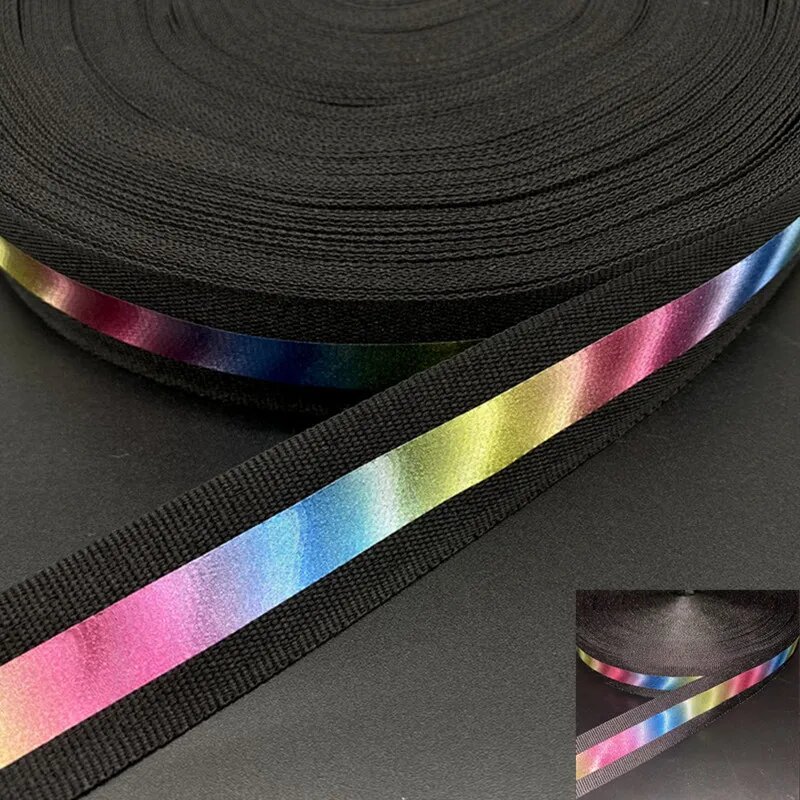 Светоотражающая лента LXGSMBENTENG 25 мм, 2 шт. Черный, 06