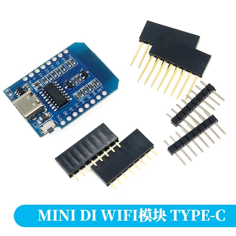 Wemos D1 Mini ESP8266 Разработчикская плата 1Pcs, TYPE-C