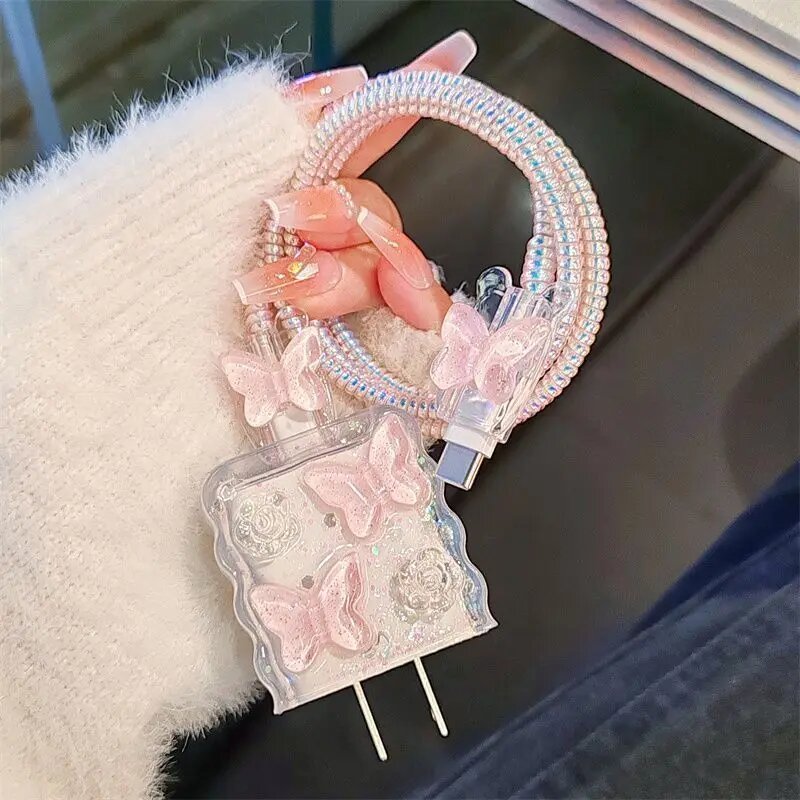 Кабельная катушка MOONBIFFY розового цвета AS SHOW