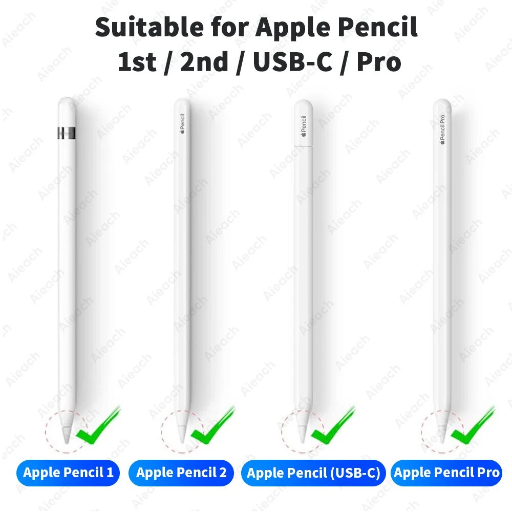 Apple Pencil Tips 2B x6, Soft — фото 1