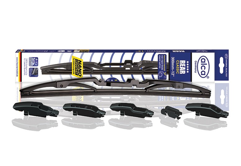 Щетка стеклоочистителя задняя ALCA 300мм (универсальная, 6 адаптеров) (X-RAY/VESTA SW) (артикул 001210)