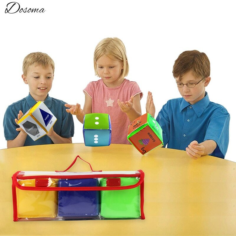 Новые популярные DIY образовательные кубики ПВХ карманные квадраты куб взаимодействие родителей и детей фото карманные пенопластовые блоки для укладки кубики детское обучающее пособие