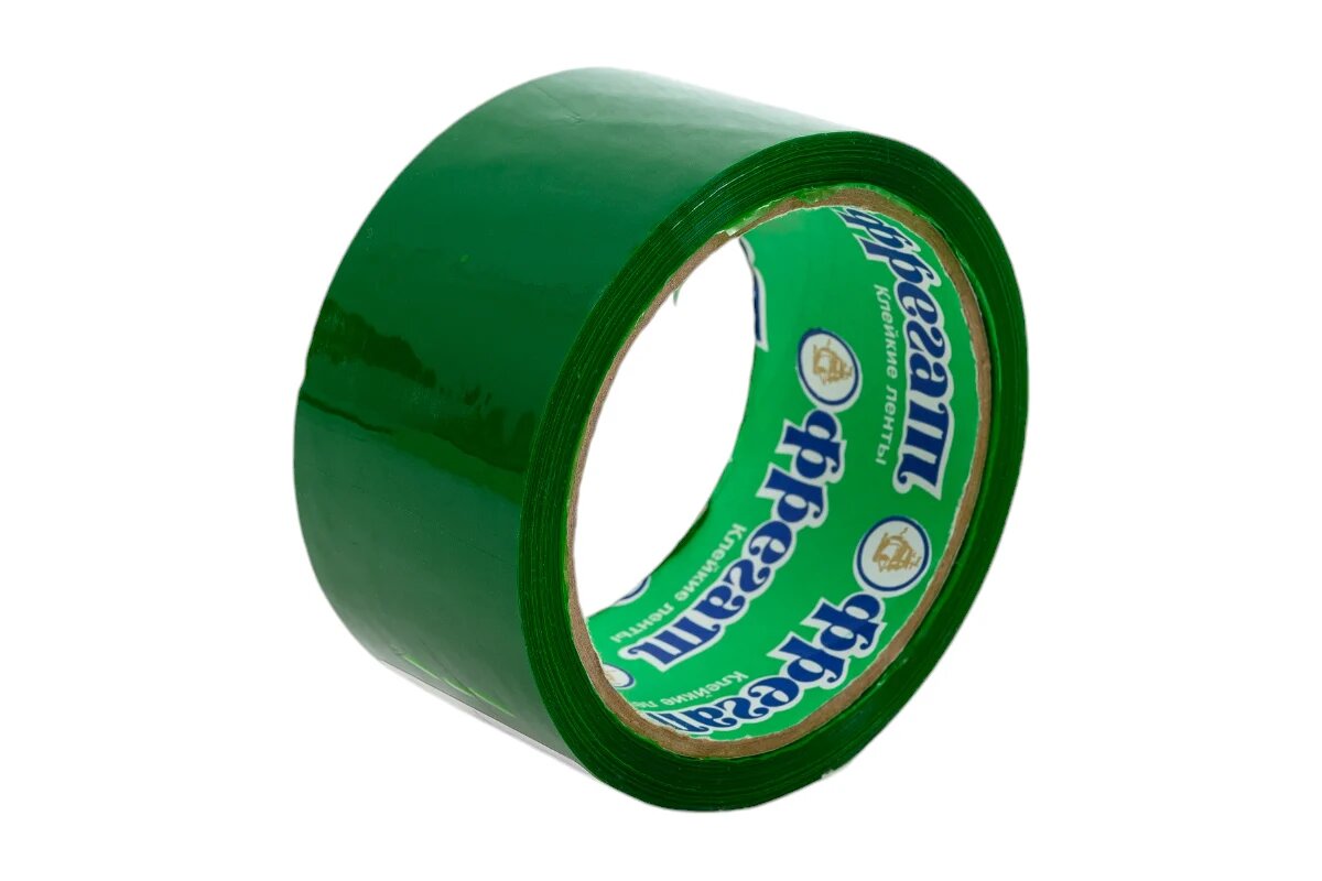 Фрегат упаковочная лента 48 мм x 50 м, 43 мкм, зеленая СЦ4850З для упаковки грузов