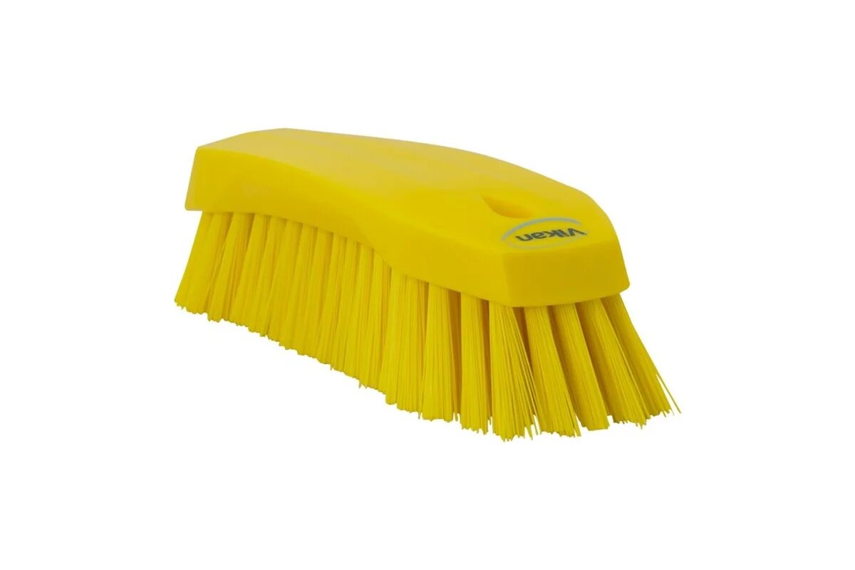 Vikan L ручная щетка 200 мм жесткий ворс желтый 38906 для уборки поверхностей