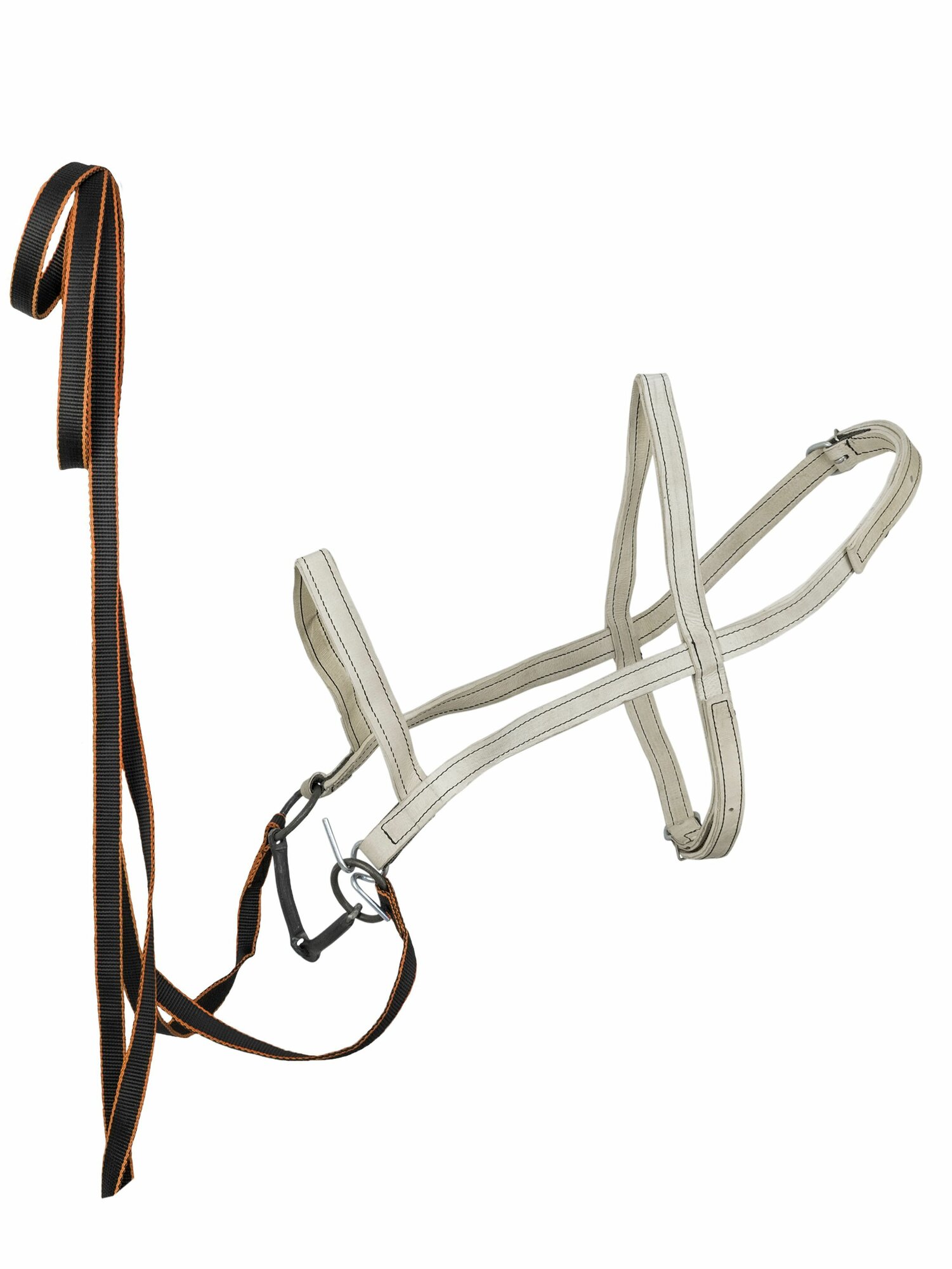 Узда для пони, узда сыромятная усиленная, натуральная кожа 25 мм REITER