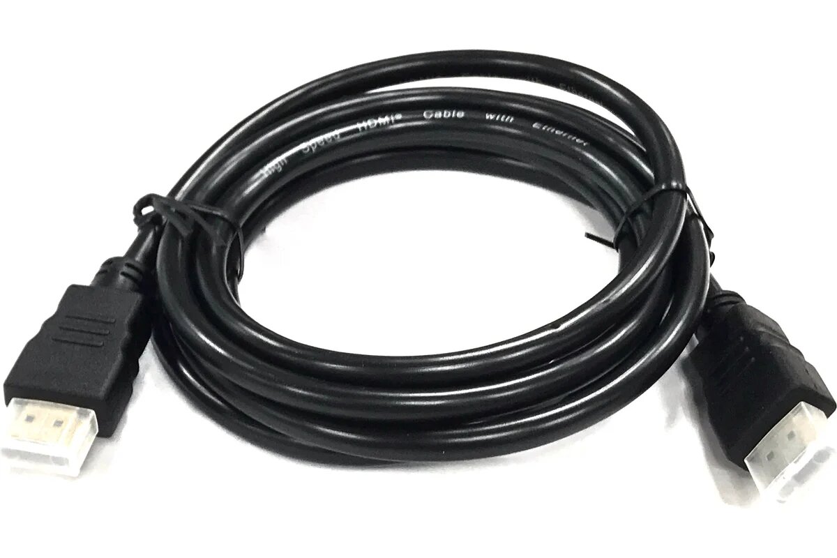 Retic Шнур аудио-видео HDMI-HDMI кат 1,4 золото 3 м, 2HDMI1.4P-3M-G