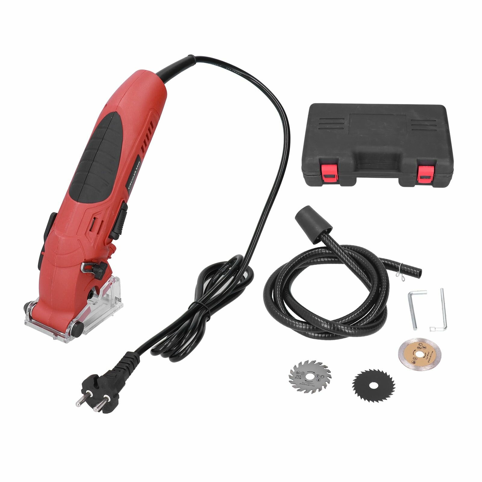 Мини-циркулярная пила 400 Вт с 3 лезвиями, 230В