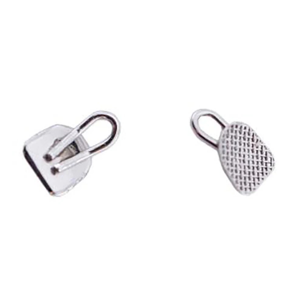 Лингвальные кнопки Dentst металлические 10 шт. Traction Hook Rect