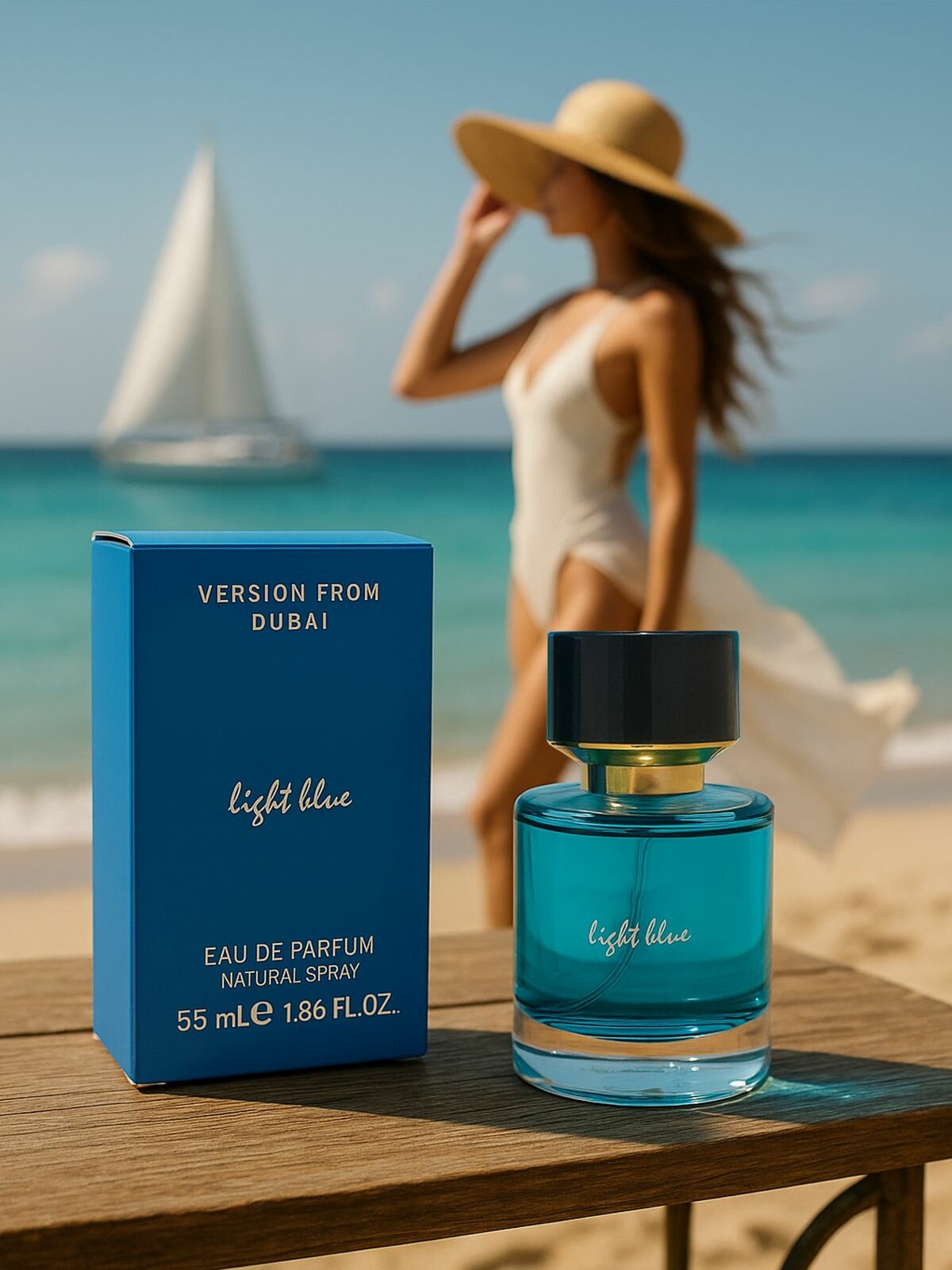 Духи женские Лайт Блю Light Blue арабские свежий аромат 55мл