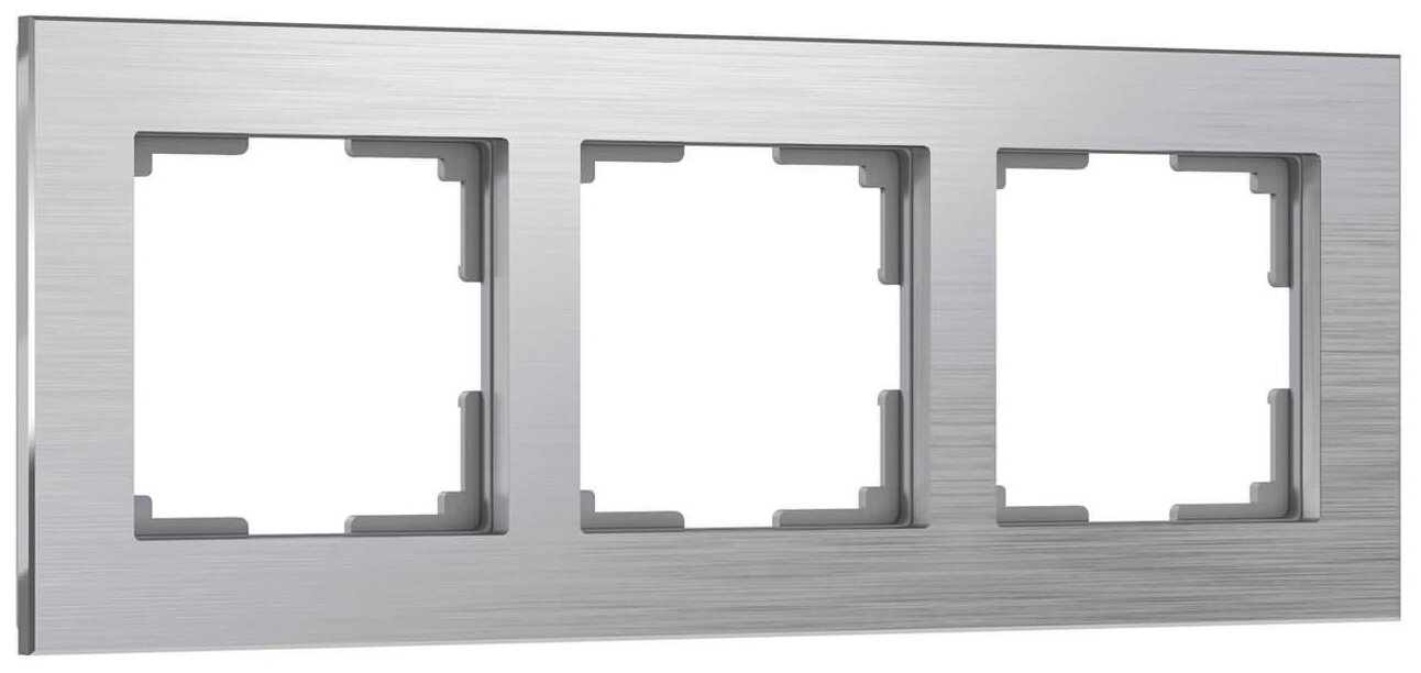 Рамка 3п Werkel W0031706 Aluminium