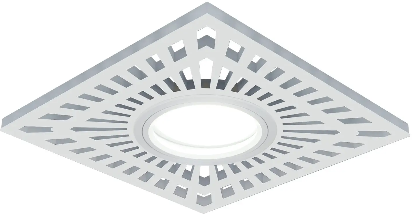 Светильник gauss Backlight BL128, GU5.3, 3 Вт, 4000, цвет арматуры: белый, цвет плафона: белый