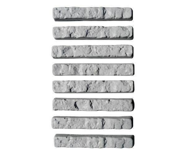 Фасадная плитка "грузинский кирпич" , цвет серый