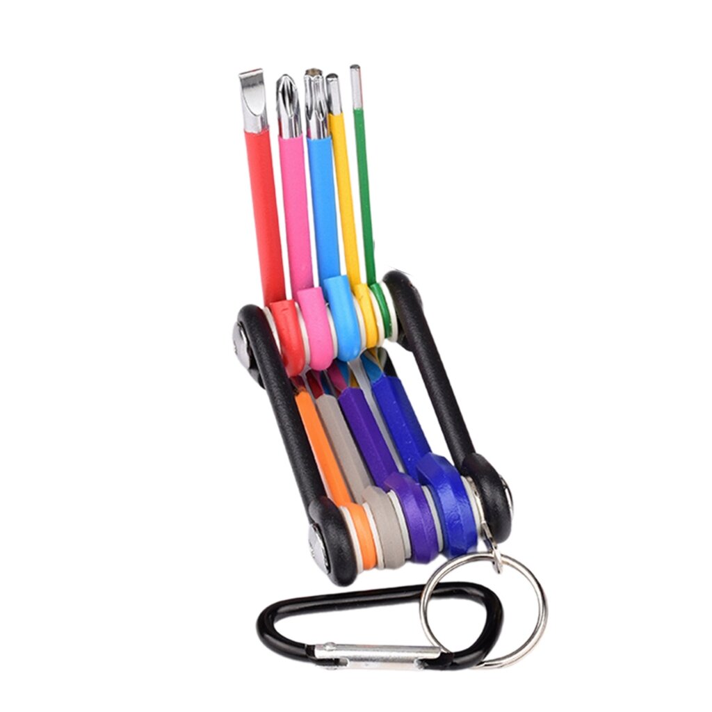 9 предметов Набор инструментов для ремонта дома с отверткой и шестигранными ключами