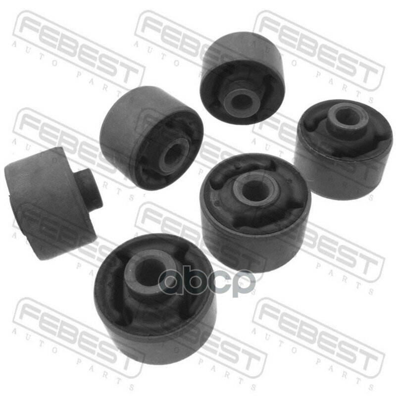 Сайлентблок муфты кардана комплект 6 PCS Febest арт. TAB-LCB