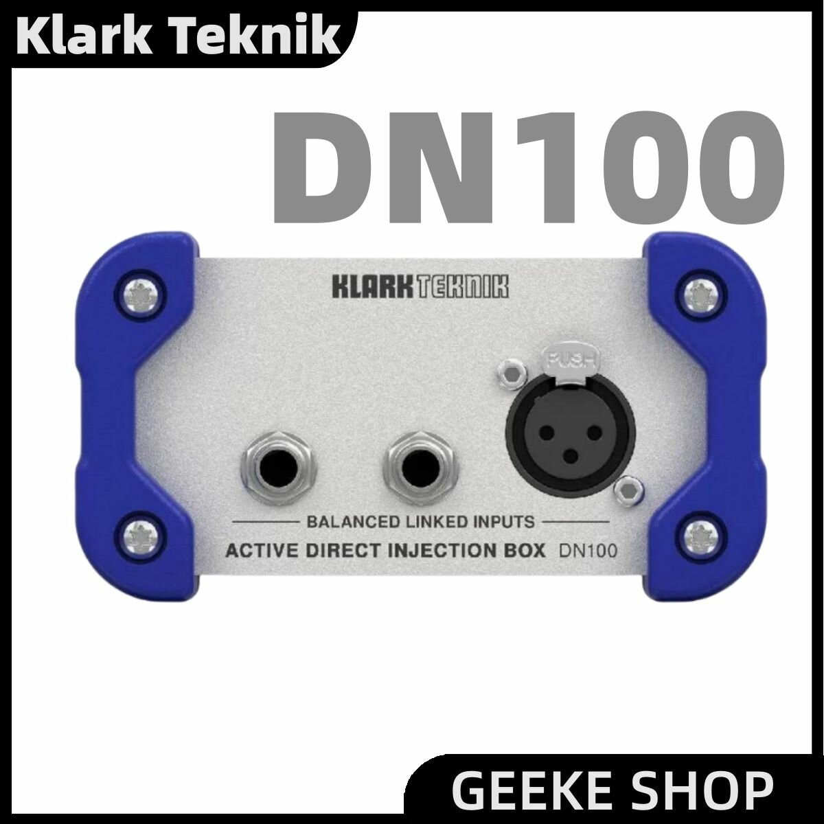 KLARK TEKNIK DN100 одноканальный активный директ-бокс DI Box