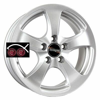 Колесный диск Tech Line 403 5x14 4x98.0 ET32 D58.6 серебристый