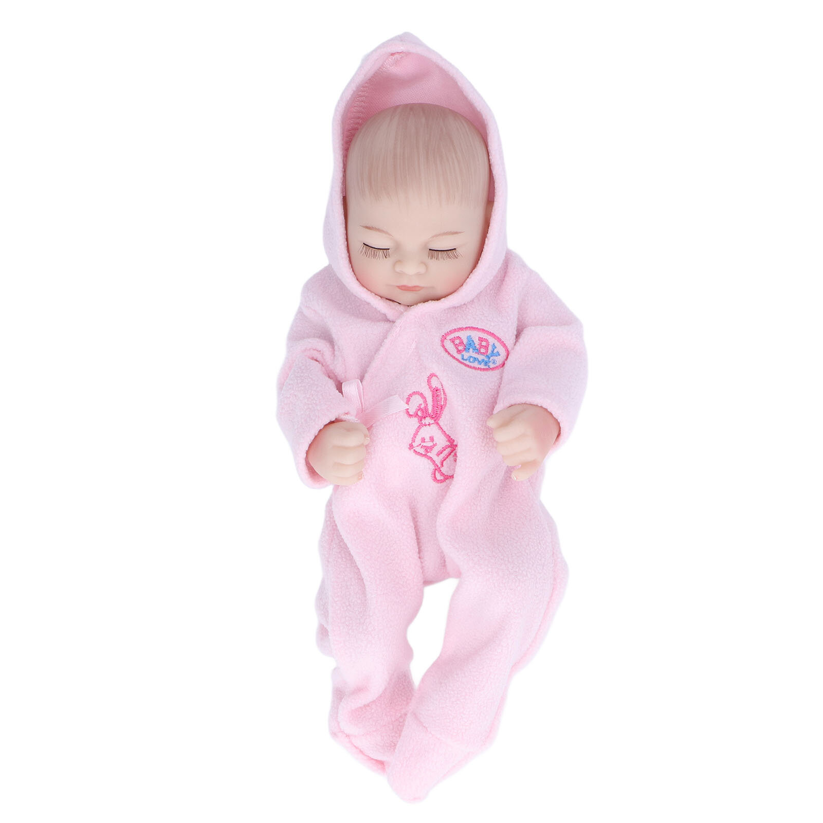 Розовые 10-дюймовые куклы реборн, мягкая силиконовая кукла с нежными деталями лица, моющаяся, реалистичная игрушка с пижамой