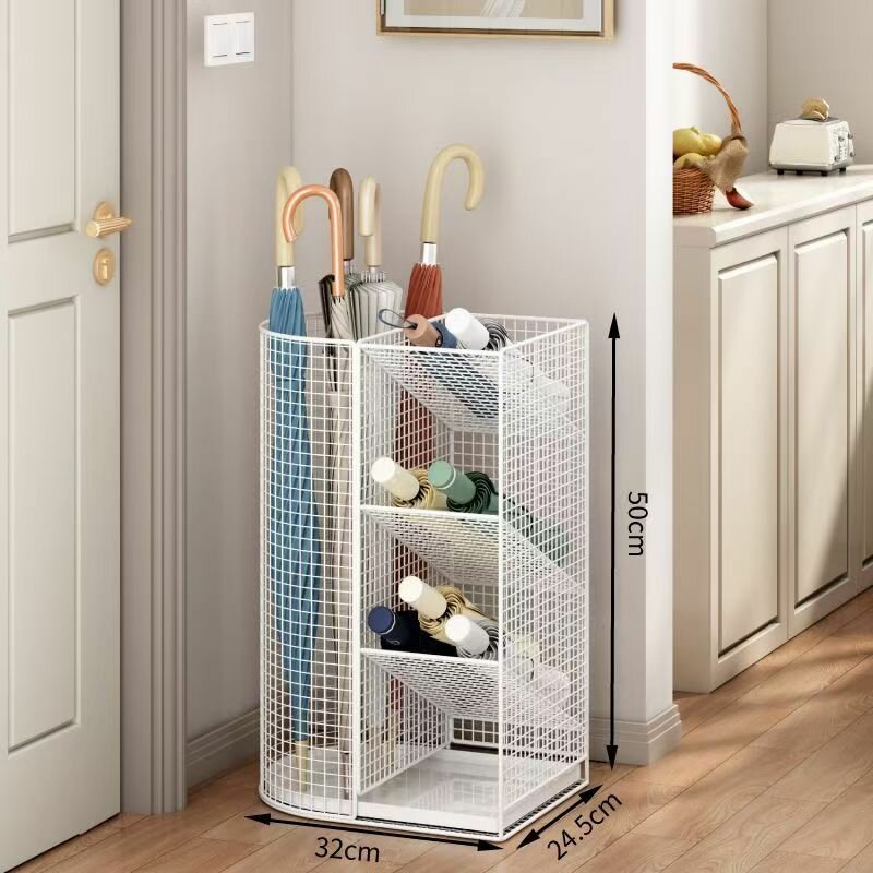 Стойка для зонтов напольная компактная 32х24,5х50 см удобное хранение зонтов в прихожей