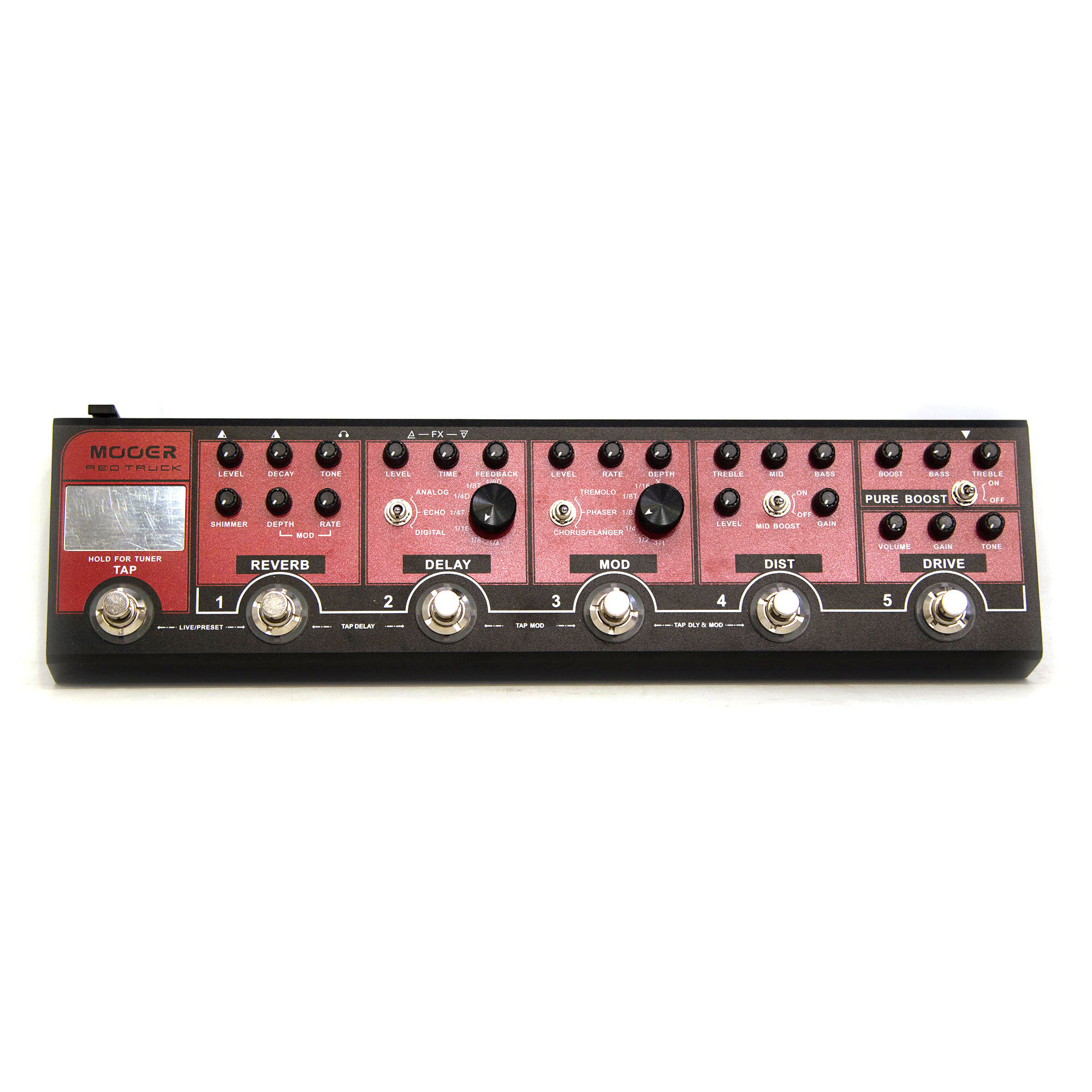 Mooer CPT1 Red Truck Combined Effects Pedal