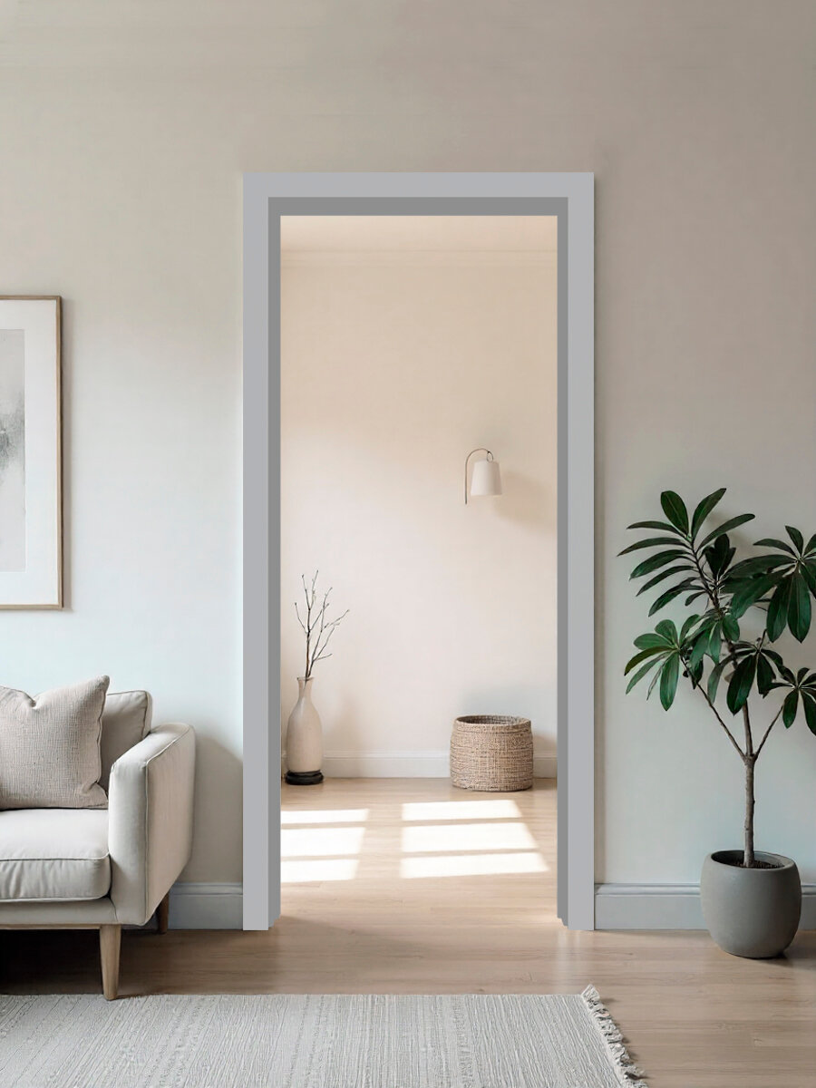 Арка межкомнатная Портал дверной, Лесма Стиль, платина 1000*150*2050