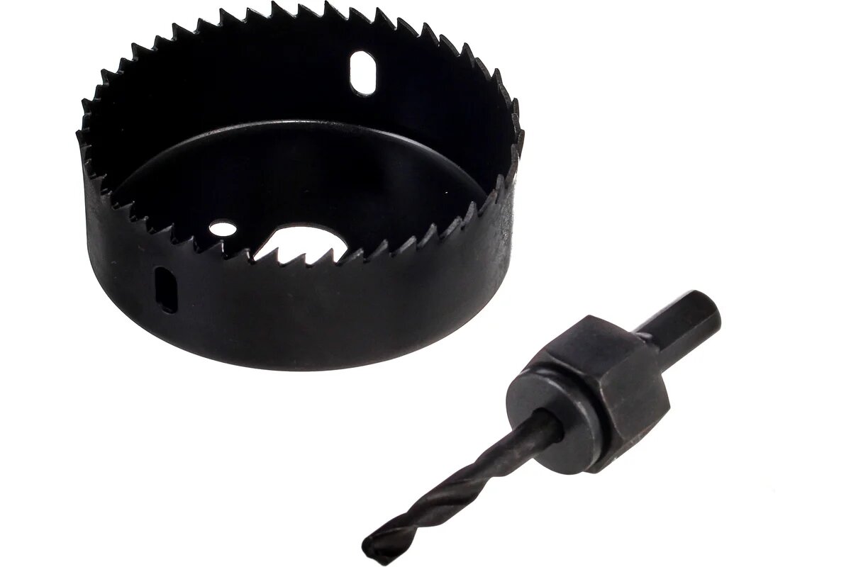 РемоКолор Кольцевая пила HCS по дереву, 80мм, сверло 6мм, держатель, (шт.) 35-7-680