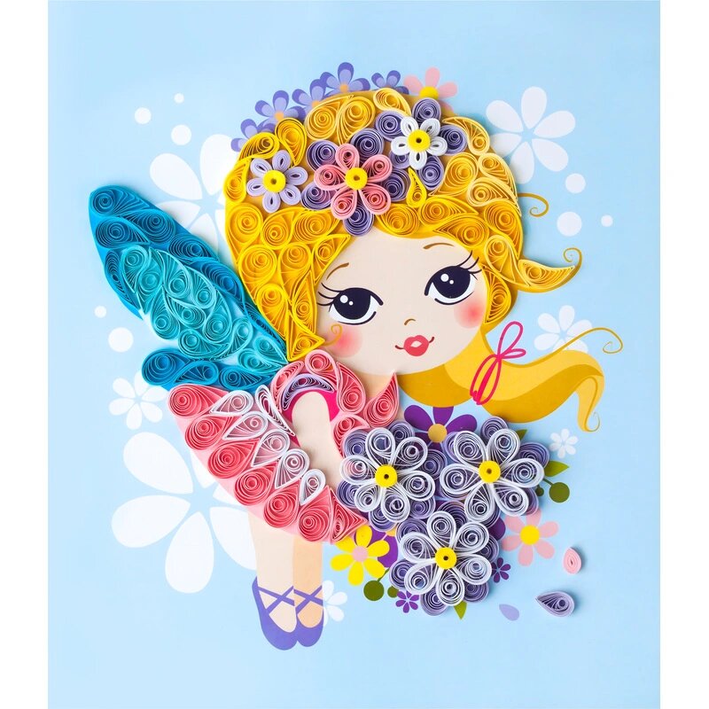 Набор для творчества Квиллинг. Панно Фея полей Квл-028