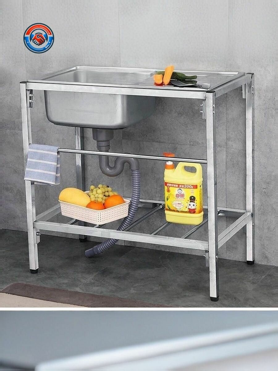 Модульная уличная кухня из 7 элементов, нержавеющая сталь, глубокие канавки, угол R, анти-запах, двухъярусная полка, выбор с краном или без