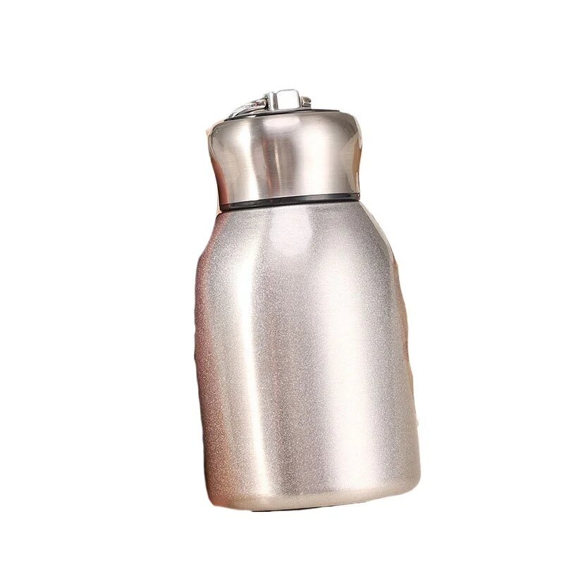Мини-термос серебряный 300 мл, S-902750-Steel Color