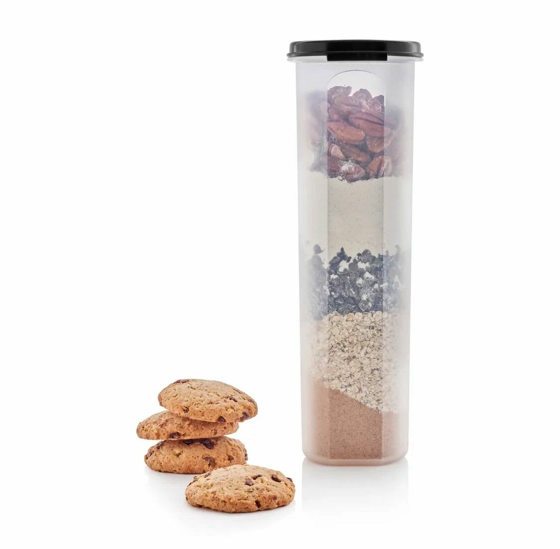 Контейнер "Компактус круглый" 1,1 л для круп и спагетти . Tupperware