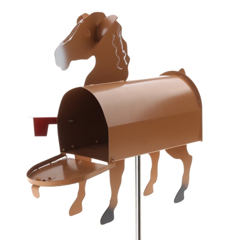 Крышка почтового ящика с изображением лошади/курицы