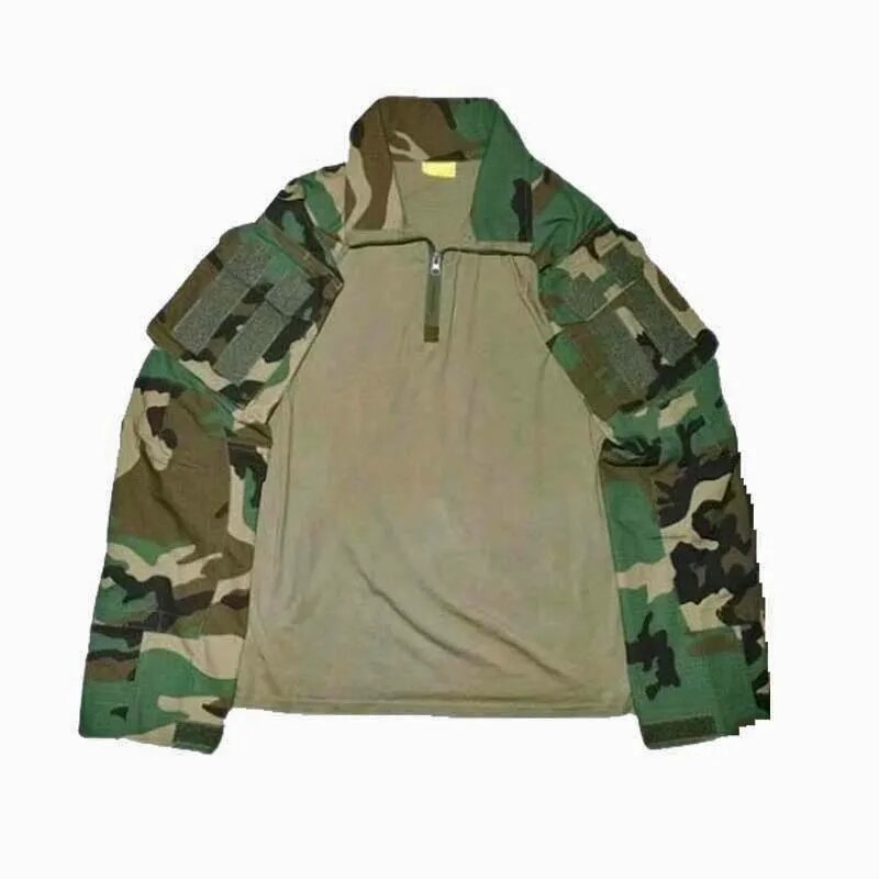 Тактический костюм AUKUPKEE Лесной Камуфляж мужской 3XL-92-102kg, WL shirts