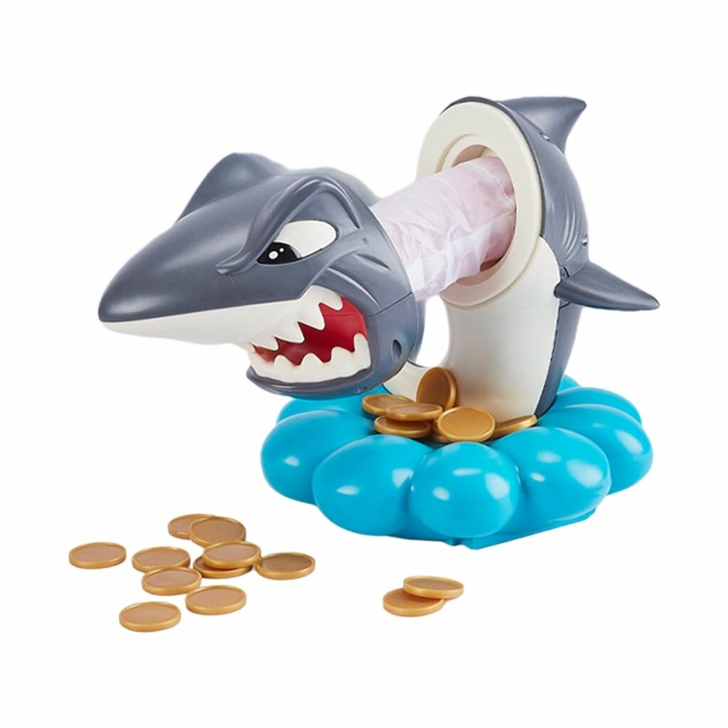 Забавные игрушки, Игрушка для шуток с акулой, кусает за руку