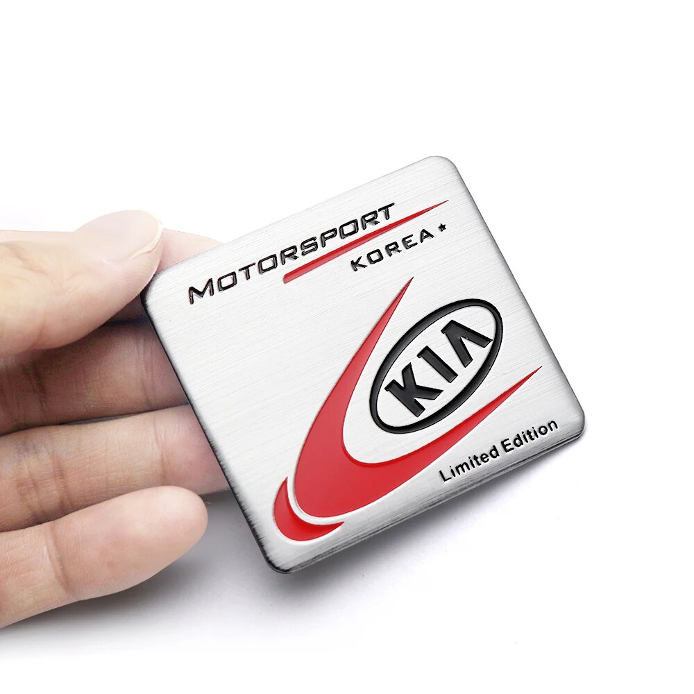 Эмблема KIA Motorsport Limited Edition, декор для авто