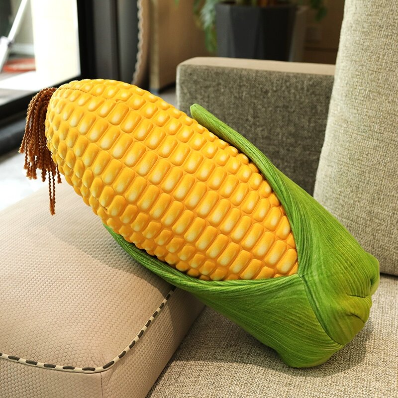 Плюшевая игрушка-подушка в виде жареной кукурузы, кукла-кукуруза из северо-восточной провинции, декоративная игрушка