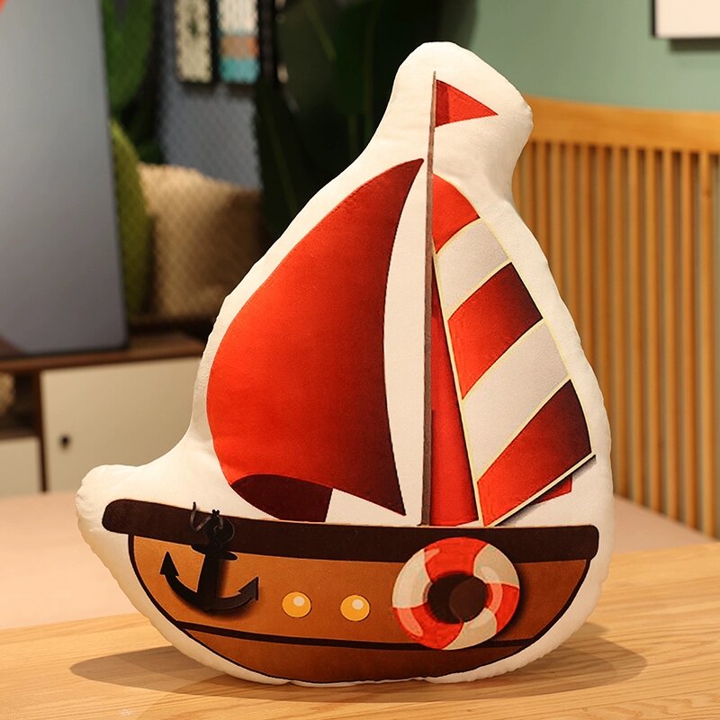 Астронавт, танк, летающая тарелка, форма самолета, плюшевая игрушка, подушка для сна, кукла для мальчика, подарок на