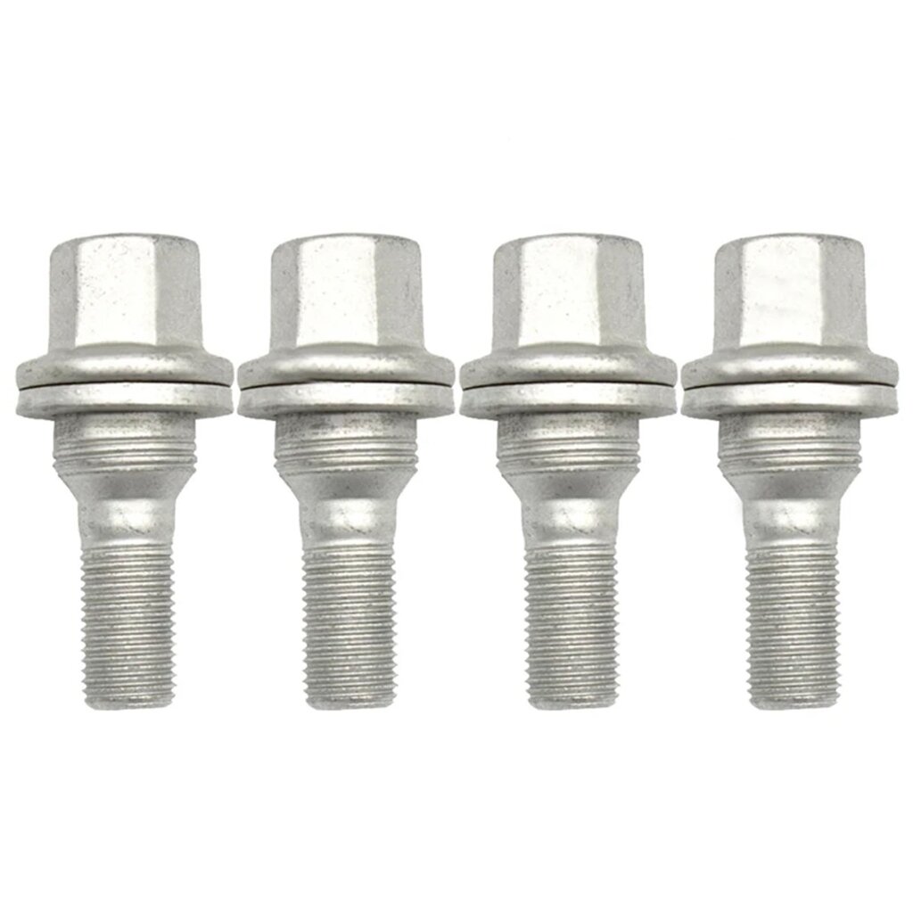 Комплект из 4 шт. прочных болтов для колес автомобиля