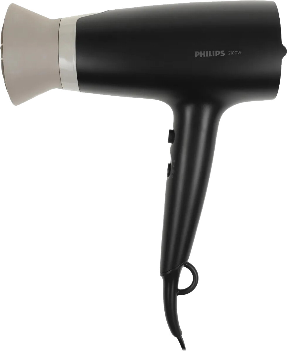 Фен Philips BHD351/10 серый, 2100Вт, 3 темп. режима, Ионизация, холодный воздух