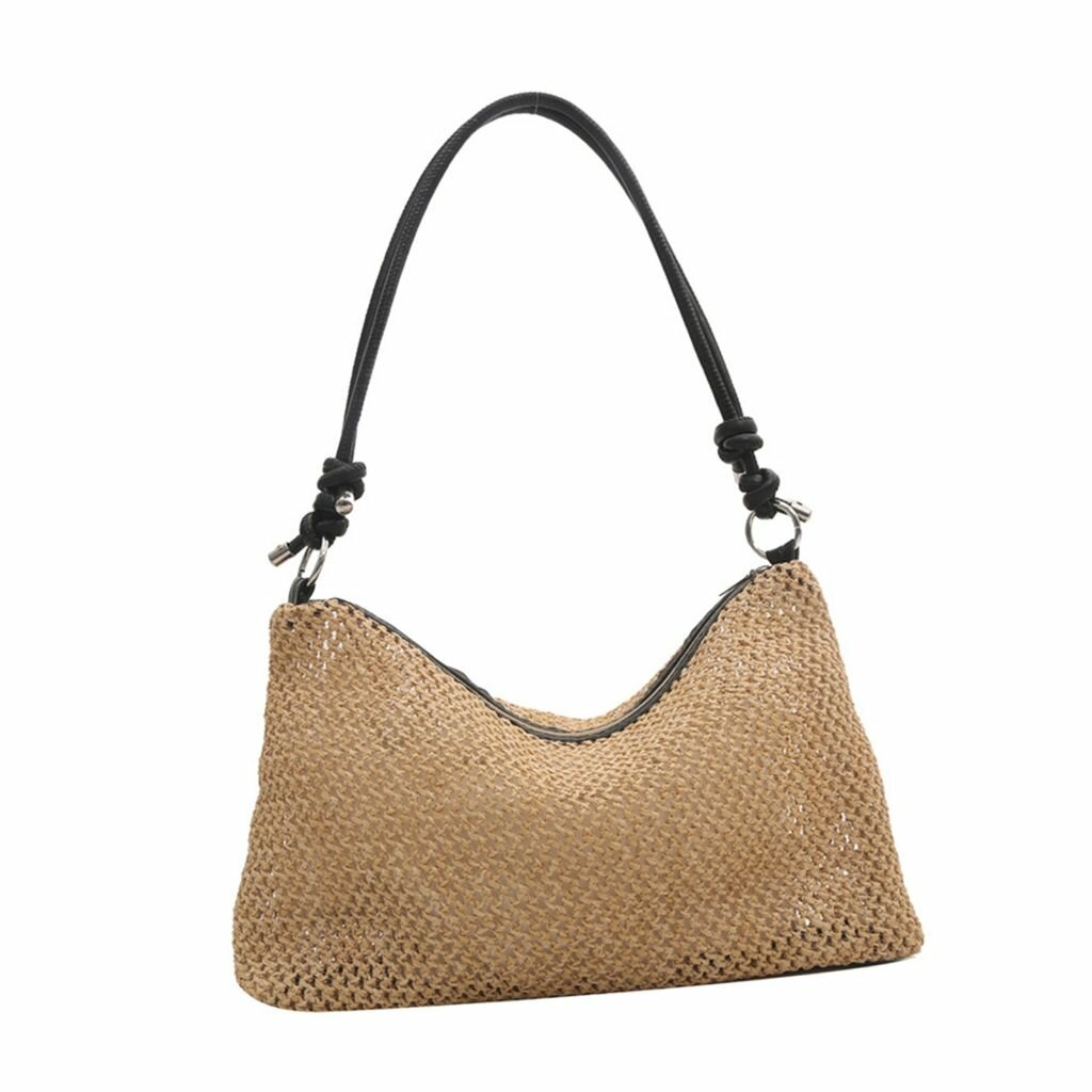 Популярная летняя плетеная сумка для матери и ребенка на пляже отдыха